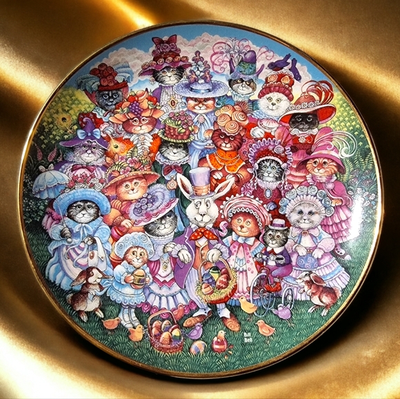 Franklin Mint | Accents | Franklin Mint Easter Purrade By Bill Bell ...